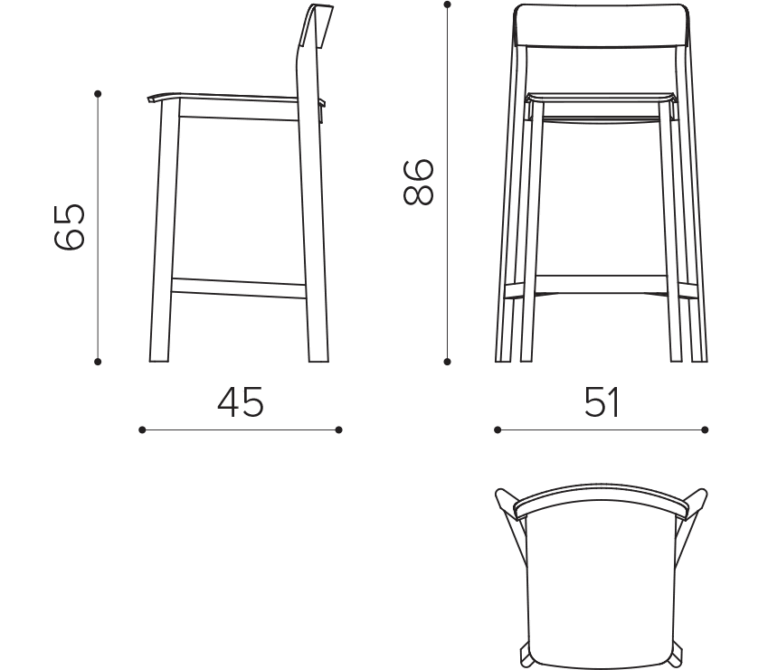 Lisa - wooden design chairs - True Design