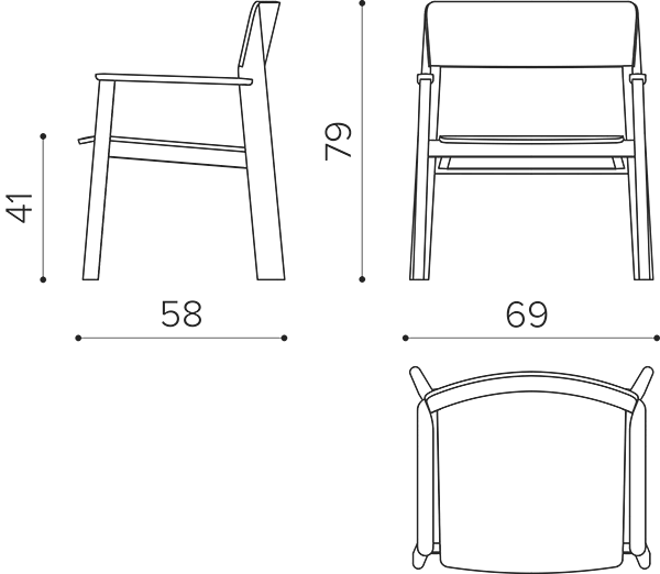 Lisa - wooden design chairs - True Design