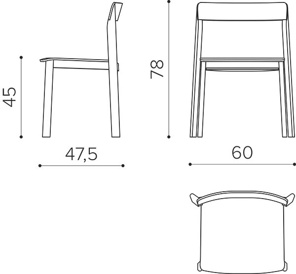 Lisa - wooden design chairs - True Design