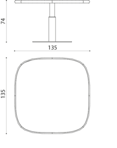 Inside - Wooden dining table - True Design