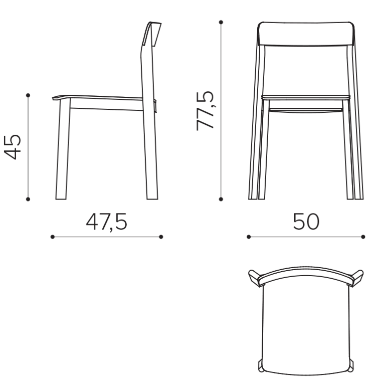 Lisa - wooden design chairs - True Design