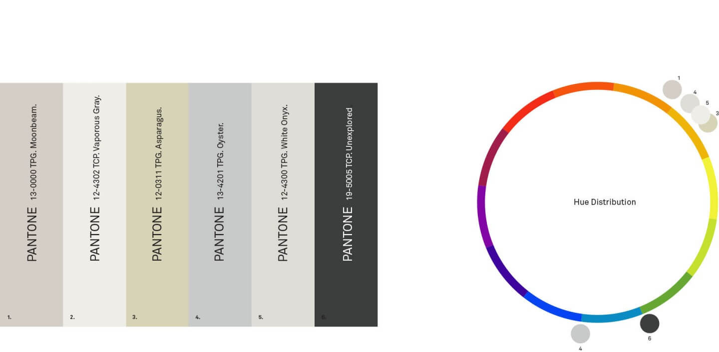 2023 Palette colours - True Design