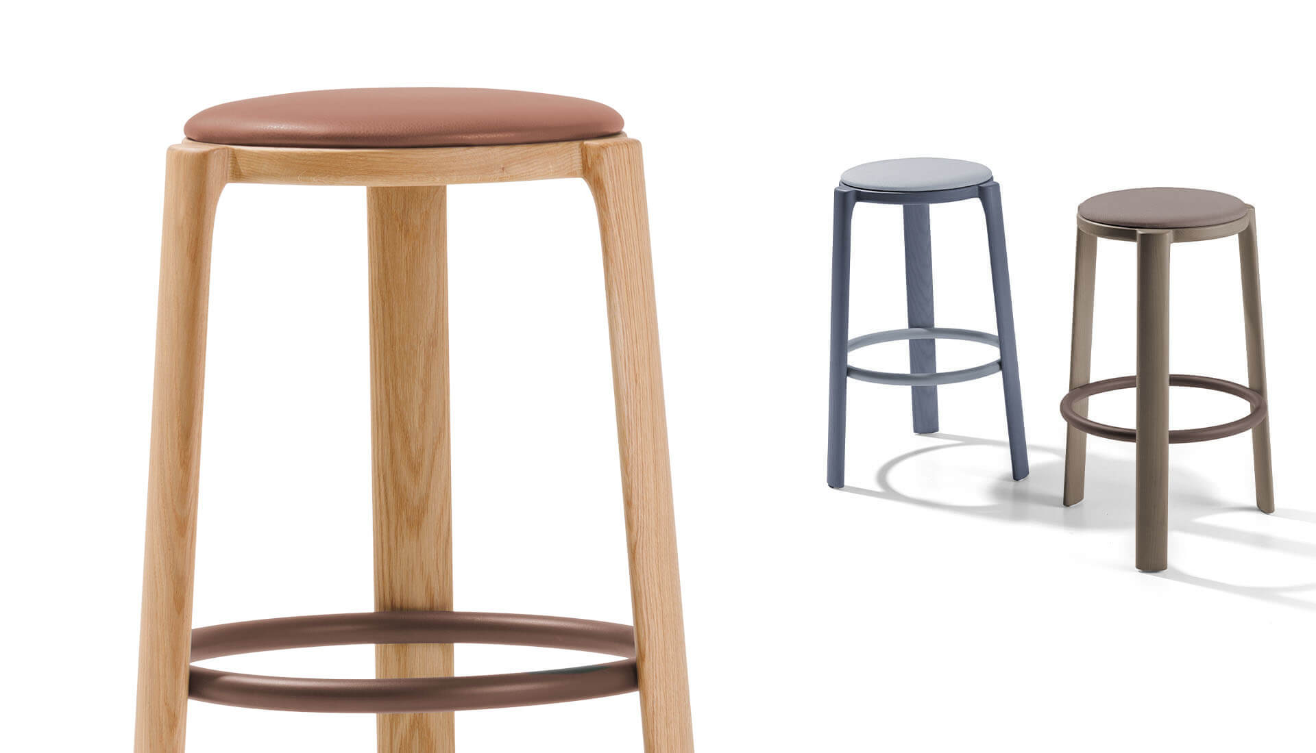 Cute - solid wood stool -True Design%